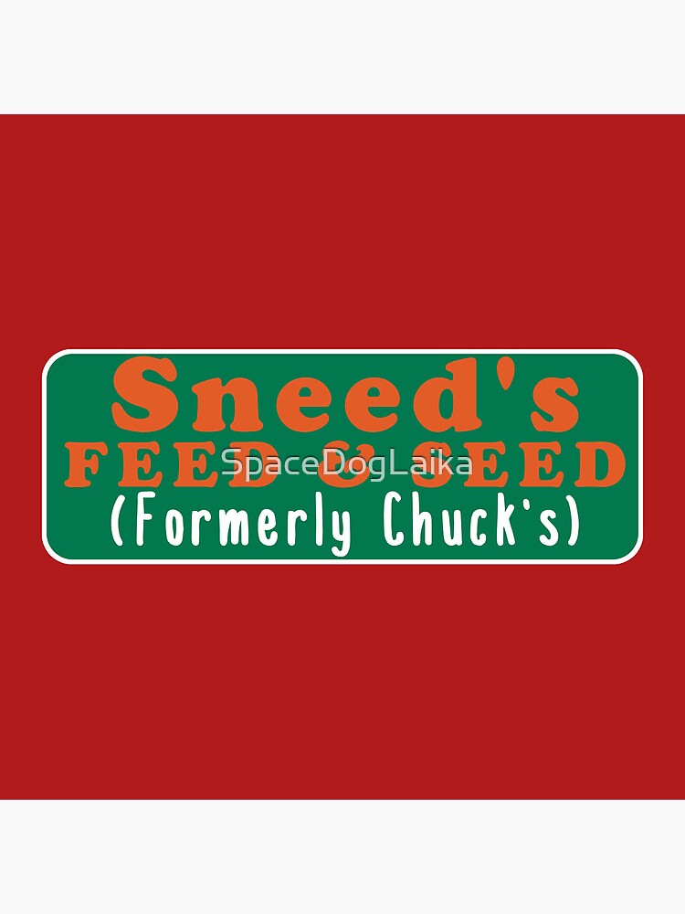 Acrylblock for Sale mit "Sneed's Feed and Seed - Meme, Ironie, Parodie ...