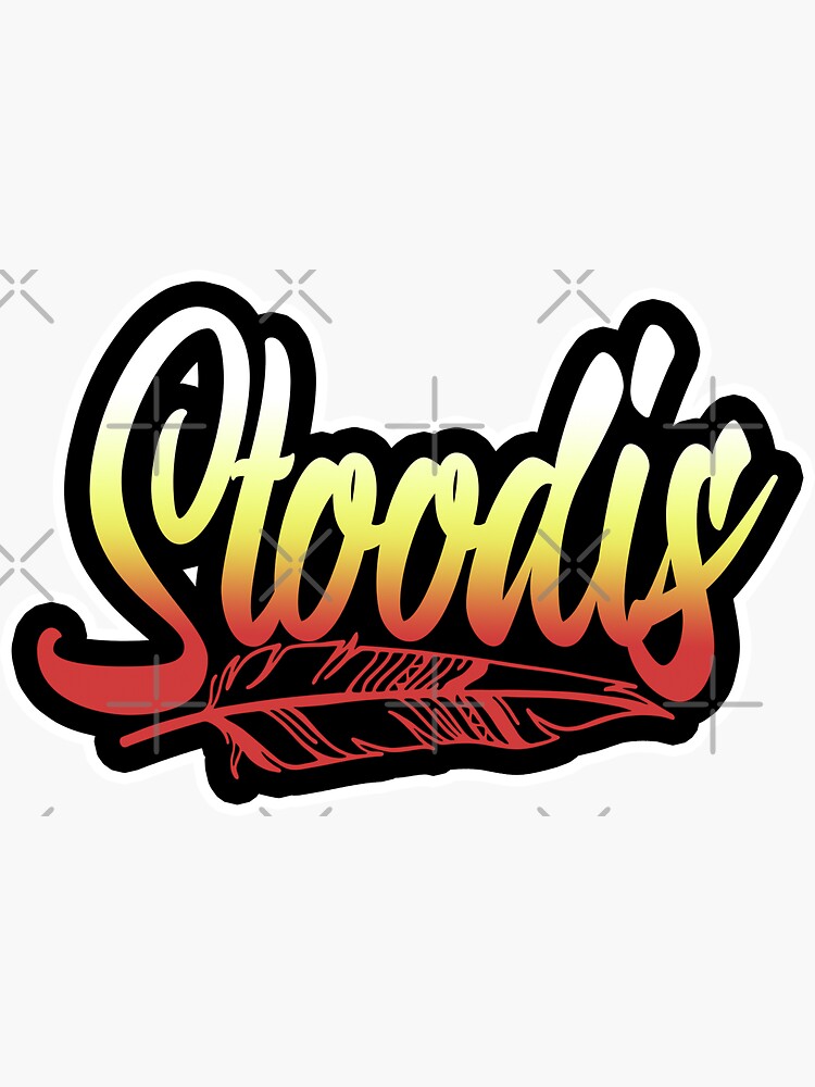 "Stoodis four colors" Sticker for Sale by shaywes | Redbubble