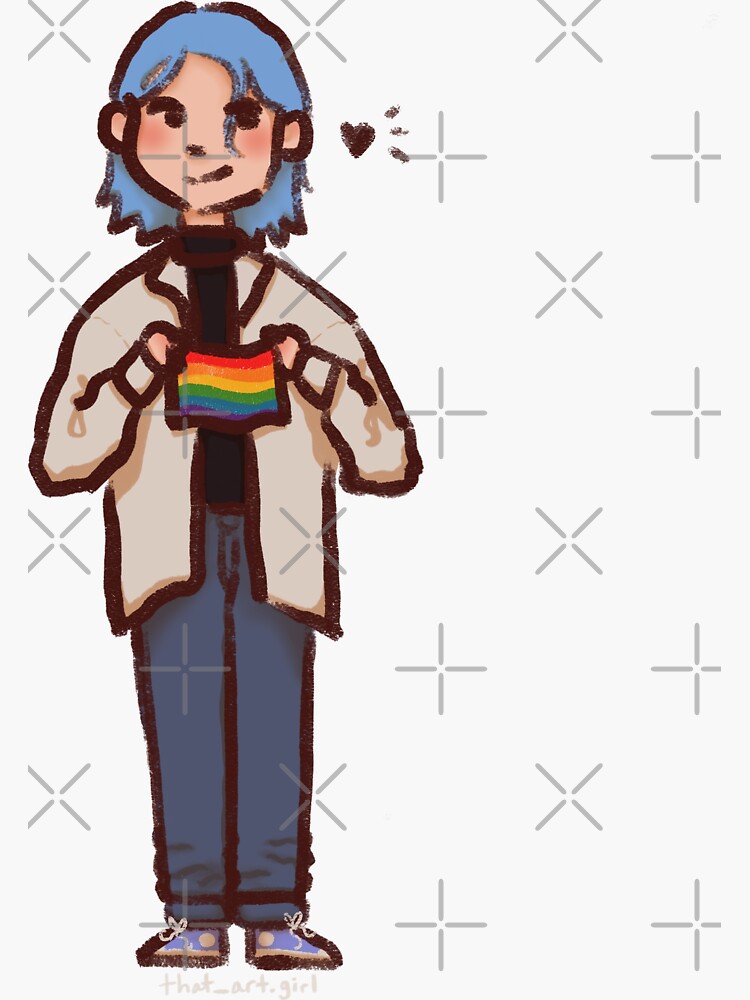 "Langa pride sticker" Sticker by That-ArtGirl | Redbubble