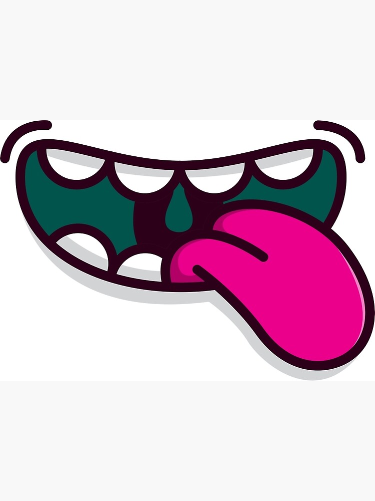 "Funny Mouth" Poster by filippemoraes | Redbubble
