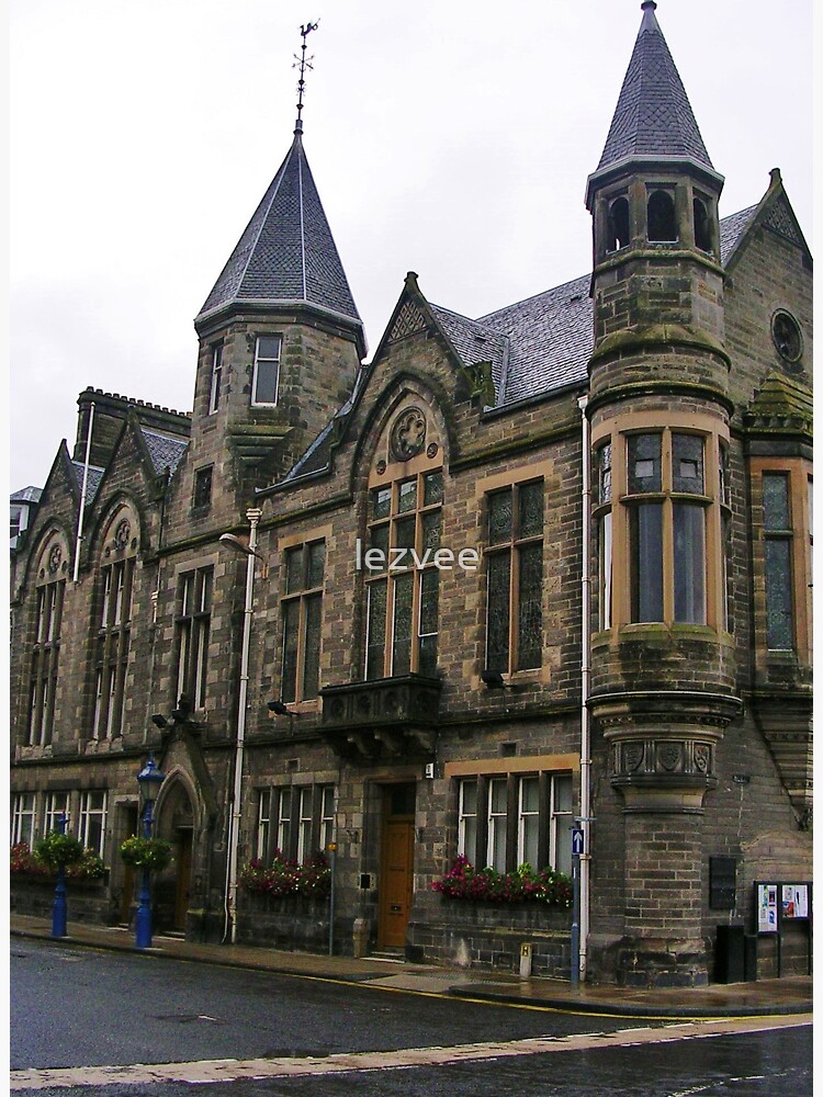 "Council Building, Perth, Scotland" Sticker for Sale by lezvee | Redbubble