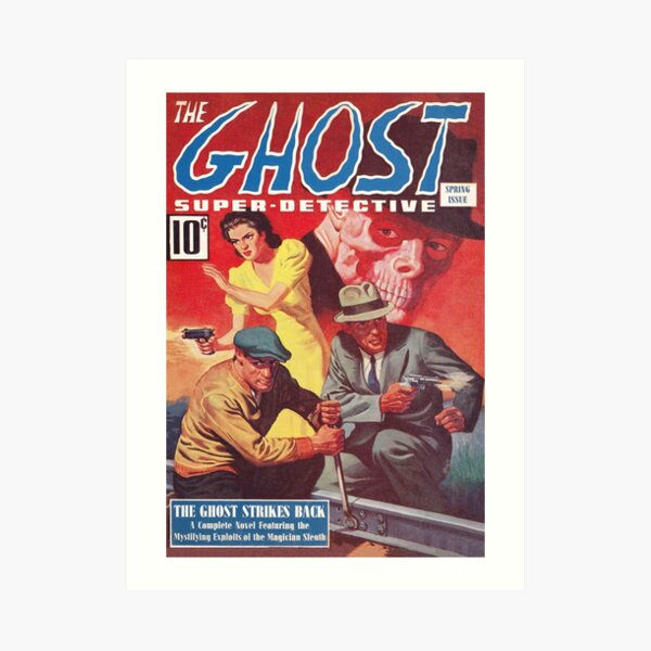 "The Ghost Super-Detective Vintage Horror Pulp Comic Magazine Cover Art ...
