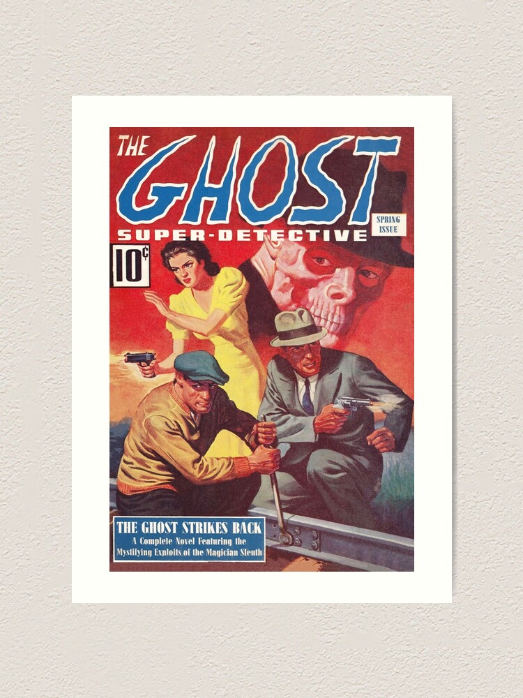 "The Ghost Super-Detective Vintage Horror Pulp Comic Magazine Cover Art ...