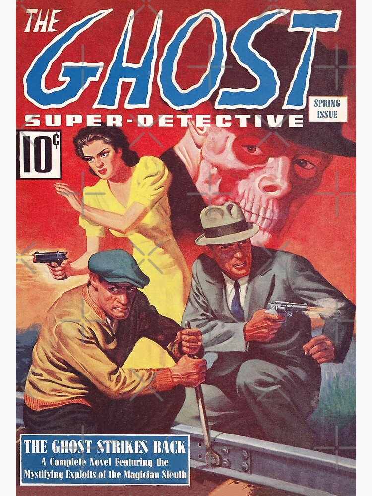 "The Ghost Super-Detective Vintage Horror Pulp Comic Magazine Cover Art ...