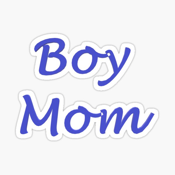 "Boy Mom" Sticker by superchele | Redbubble