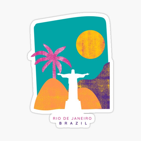 "CHRIST THE REDEEMER, RiO DE JANEIRO, BRAZIL." Sticker by Iberian-LynX ...