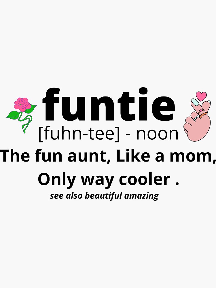" Funtie Definition Shirt, Auntie Shirts, Aunt T Shirt, Mother's Day ...