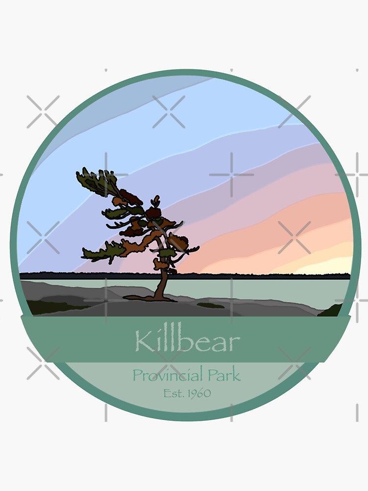 "Killbear Provincial Park" Sticker for Sale by earthythings | Redbubble