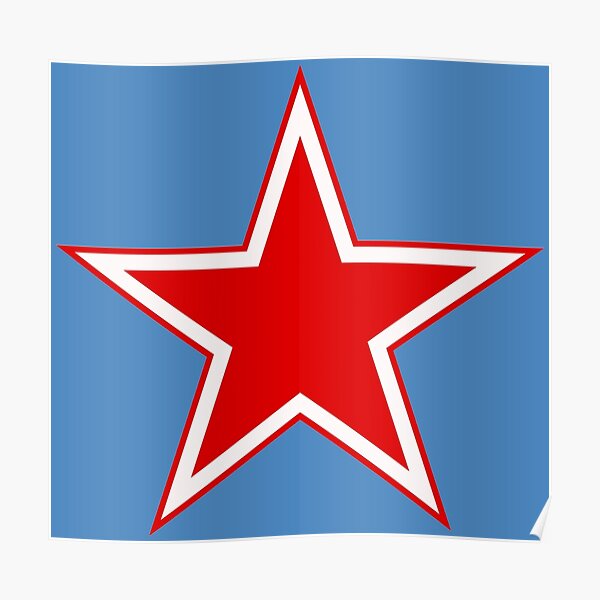 "Roundel of the Soviet Air Force" Poster by IMPACTEES | Redbubble