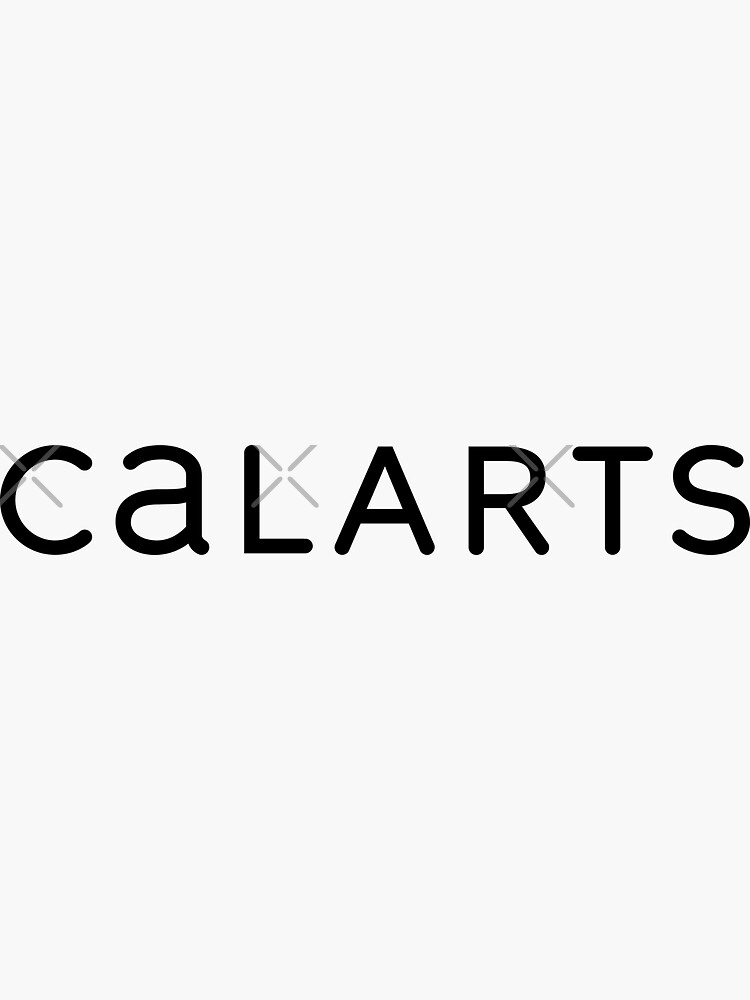 "CALARTS" Sticker by Mehrens | Redbubble