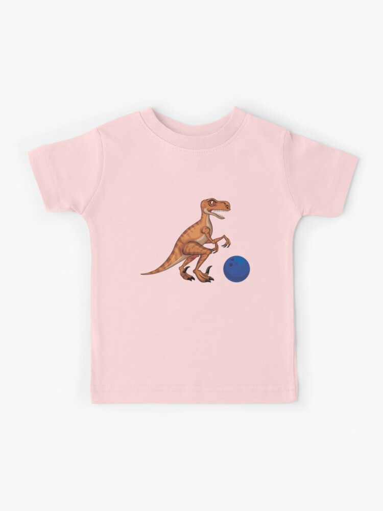 "Dinosaur Playing Bowling ,Funny Good Dinosaur Bowling Lovers Art" Kids ...