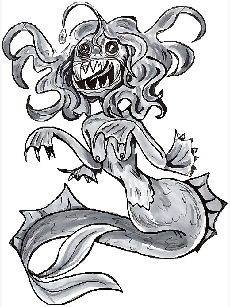 "Horror Fish " Poster for Sale by ennedygh | Redbubble