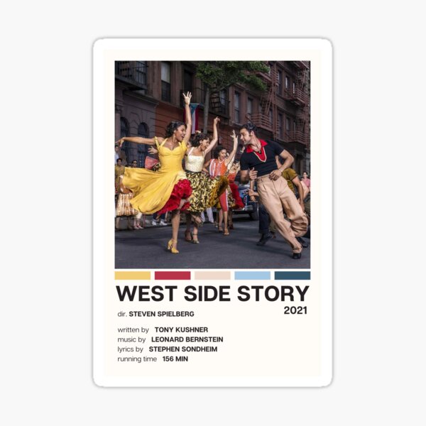 Broadway Sticker Steven Spielberg West Side Story Sticker Pack Movie ...