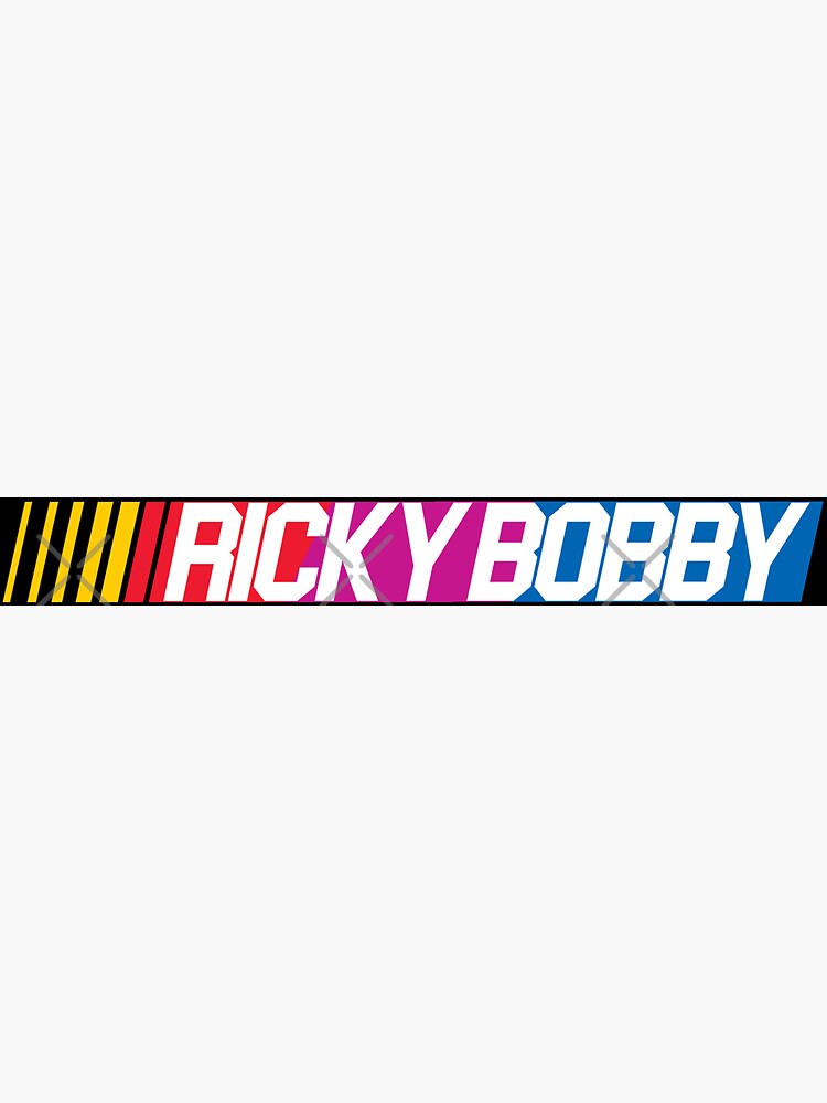 "Ricky Bobby Racing" Sticker by acquiesce13 | Redbubble