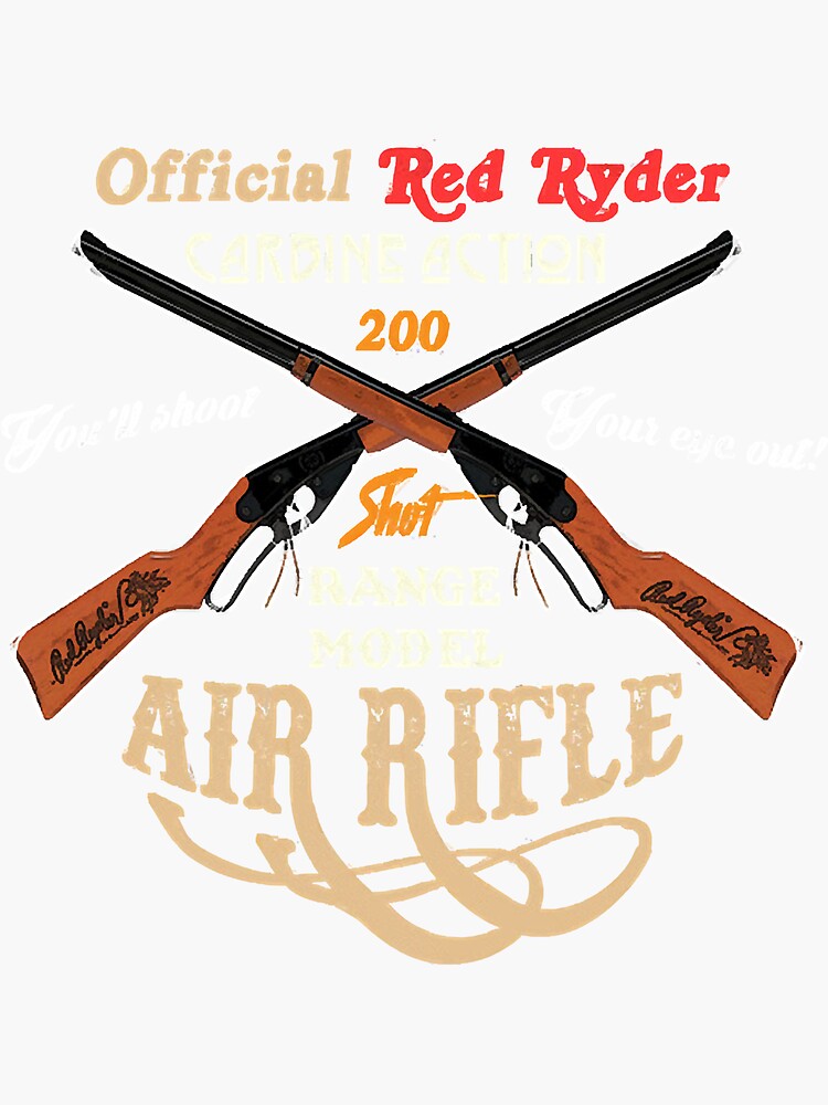 "Red Ryder BB Gun from A Christmas Story " Sticker by astevenstu ...