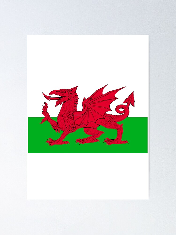 "WELSH DRAGON " Poster for Sale by sreed51 | Redbubble