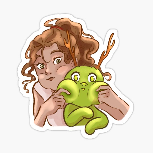 "Squishy Cheek" Sticker by i-drawzz-stuff | Redbubble