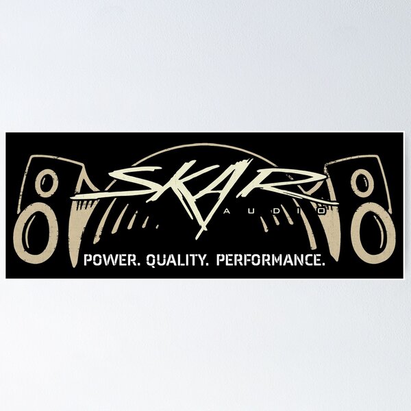 "Skar Audio" Poster for Sale by TanXinya | Redbubble