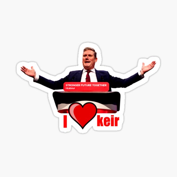 "Keir Starmer - Labour art" Sticker by keittesantucci | Redbubble