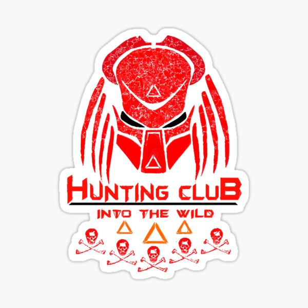 "PREDATOR Hunting Club " Sticker by G4dwa7 | Redbubble