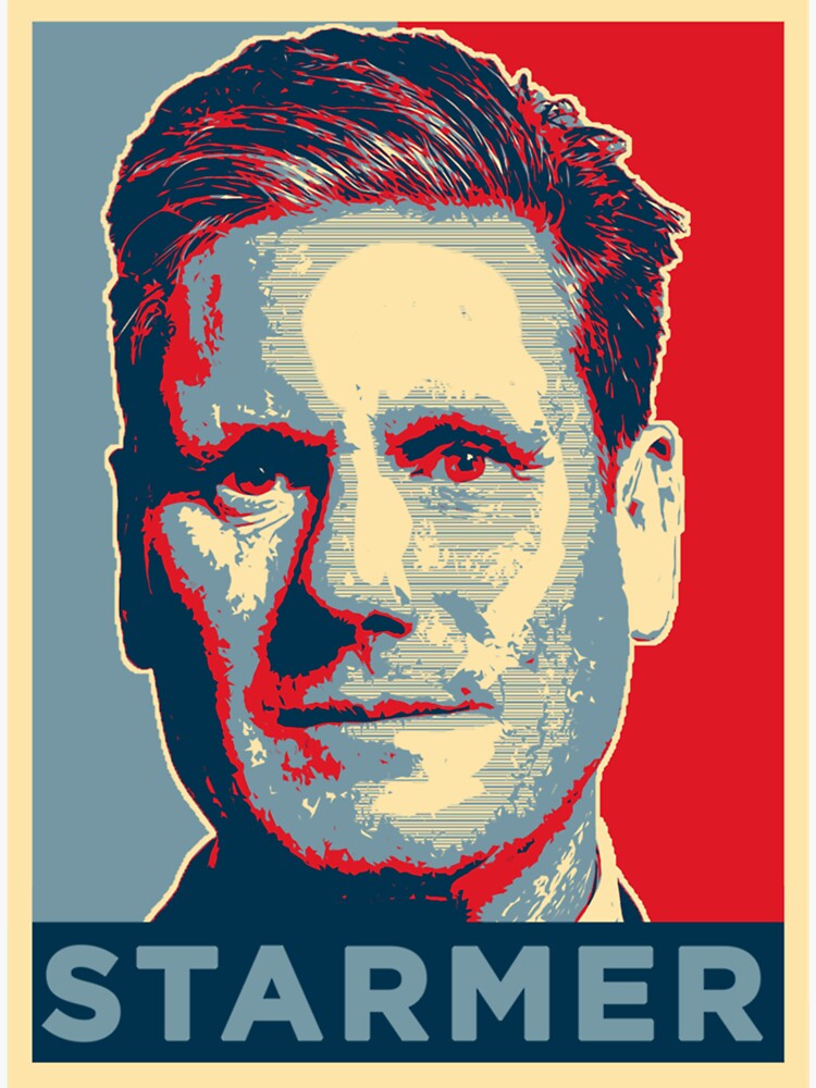 "Keir Starmer - Labour art" Sticker by keittesantucci | Redbubble
