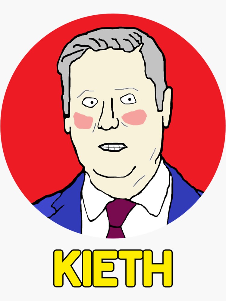"Keir Starmer - Labour art" Sticker for Sale by keittesantucci | Redbubble
