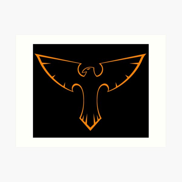 "Nightlark & Raven logo" Art Print for Sale by blinky500 | Redbubble