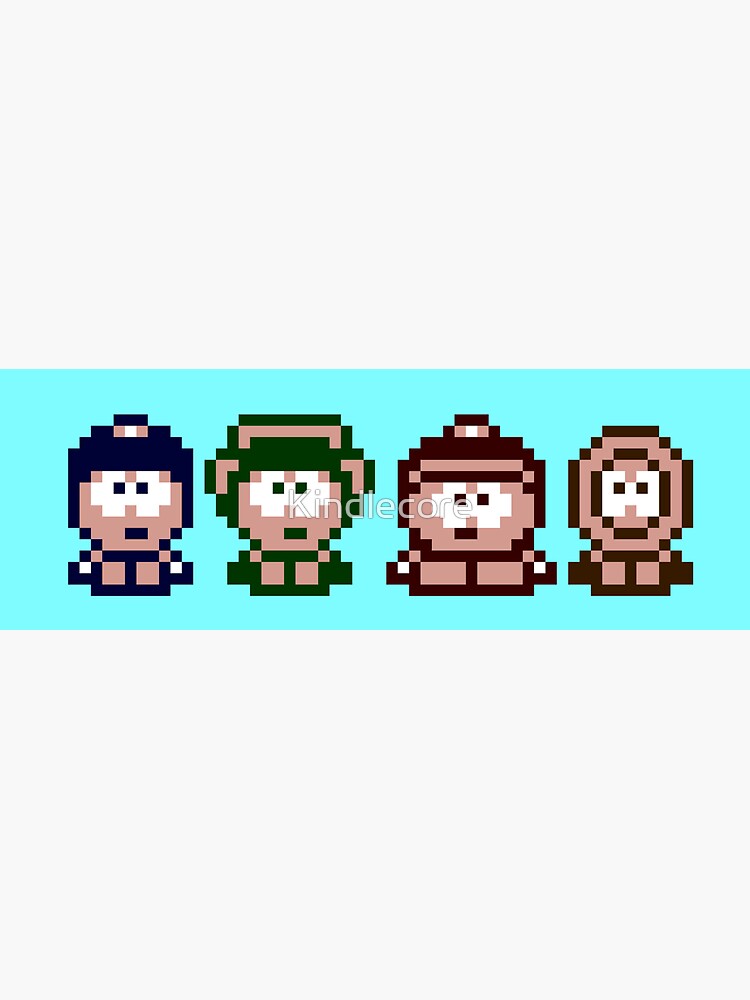 "(Standard) South Park Gameboy Color Sprites" Sticker von Kindlecore ...