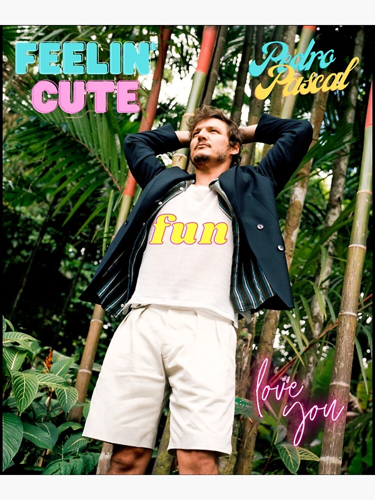 "Pedro Pascal Pinup Postcard Vacation Art " Photographic Print for Sale ...