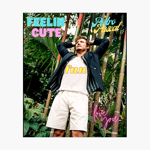 "Pedro Pascal Pinup Postcard Vacation Art " Photographic Print for Sale ...