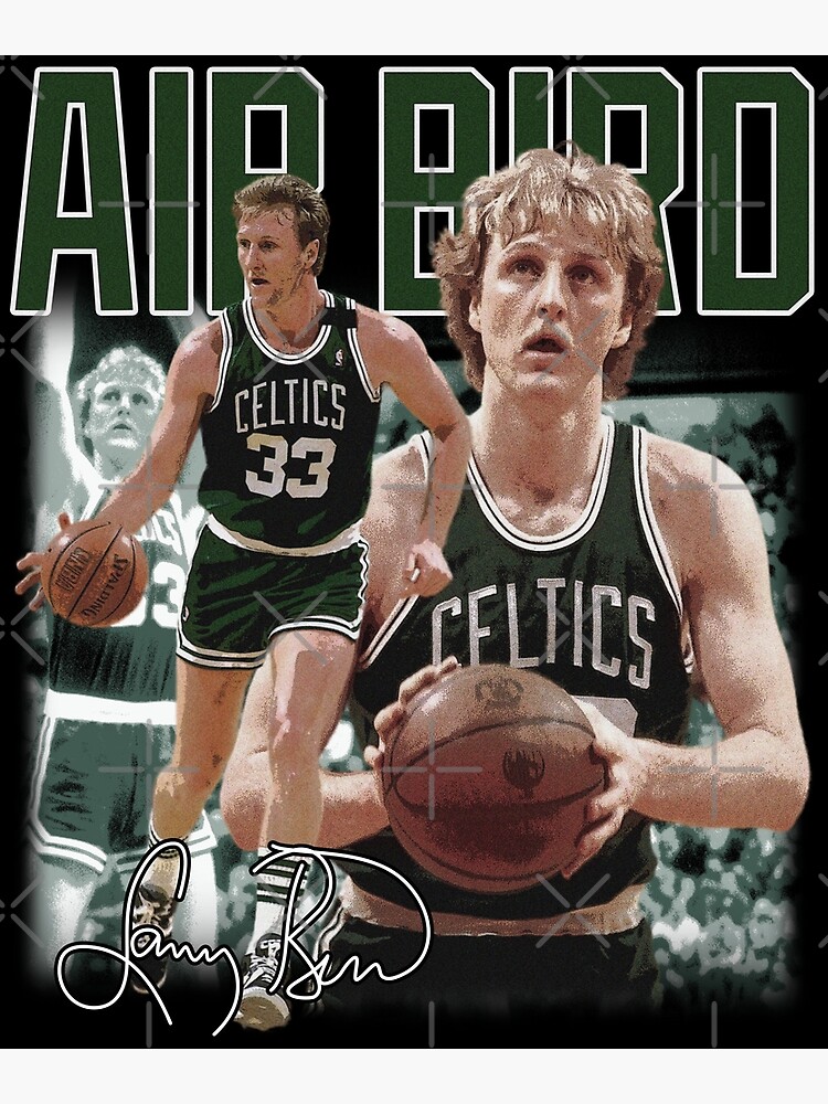 "Larry Bird Legend Basketball Air Bird Signature Vintage Retro 80s 90s ...