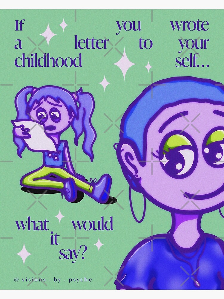 ""Letter to my Inner Child" Poster Design" Art Print for Sale by psyche ...