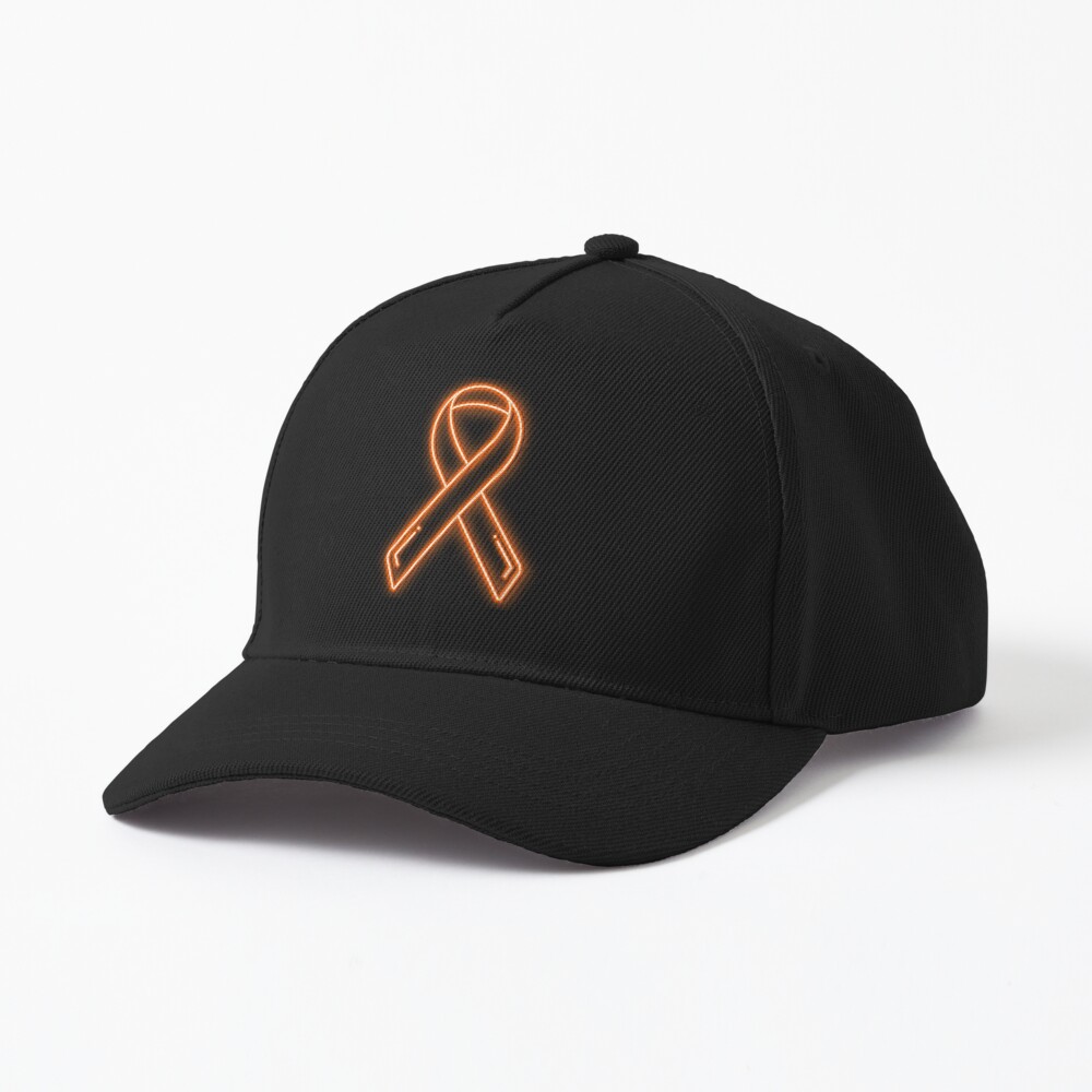 "Orange Neon Awareness Ribbon" Sticker for Sale by ElleHazlett | Redbubble