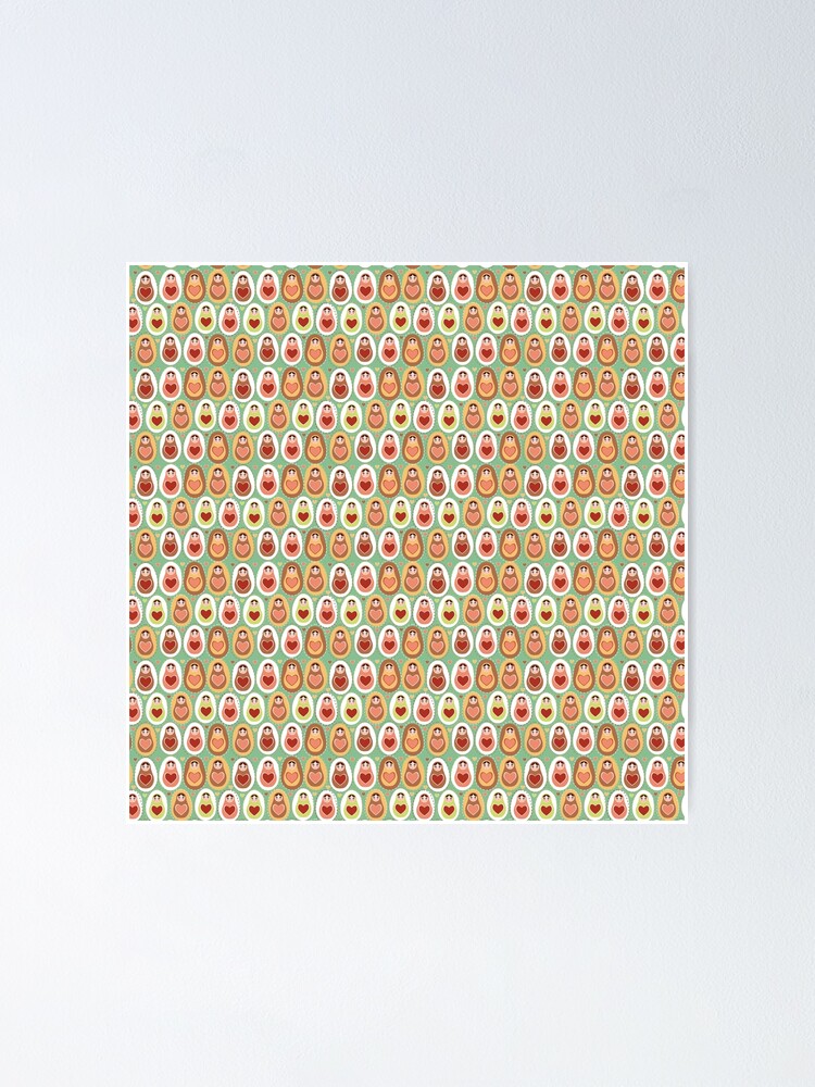 "Matryoshka Dolls" Poster for Sale by Lizzyapparel | Redbubble