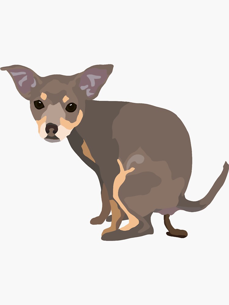 "Poopy Daph" Sticker by Carrie-kinard | Redbubble