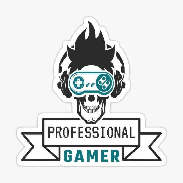 "Video Game: professional gamer" Sticker by MarisolRocio | Redbubble