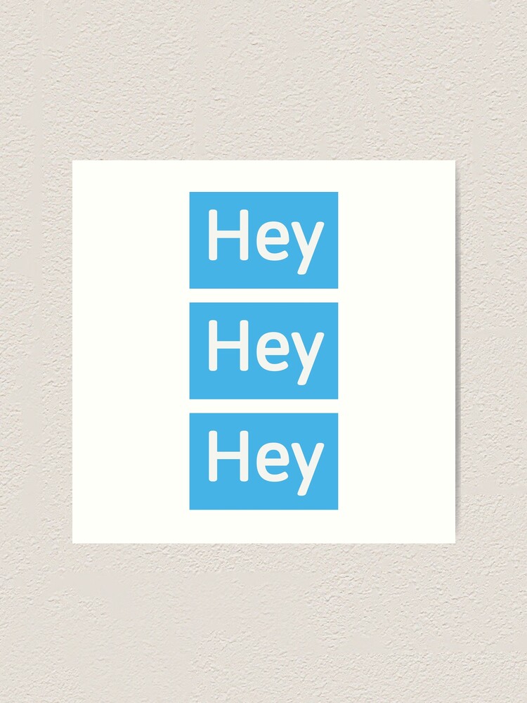 Haikyuu】Quote / Funny scene - Hey Hey Hey Light ver." Art Print by ...