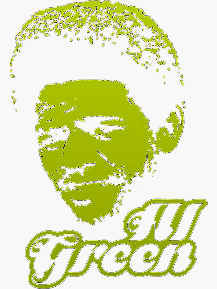"Al Green Retro 70s Style Fan Art Design" Sticker by Phantien623 ...