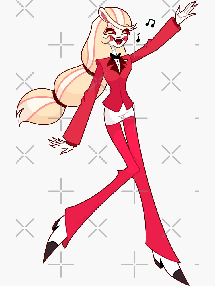 "Charlie Morningstar Hazbin Hotel" Sticker by Snowydayout | Redbubble