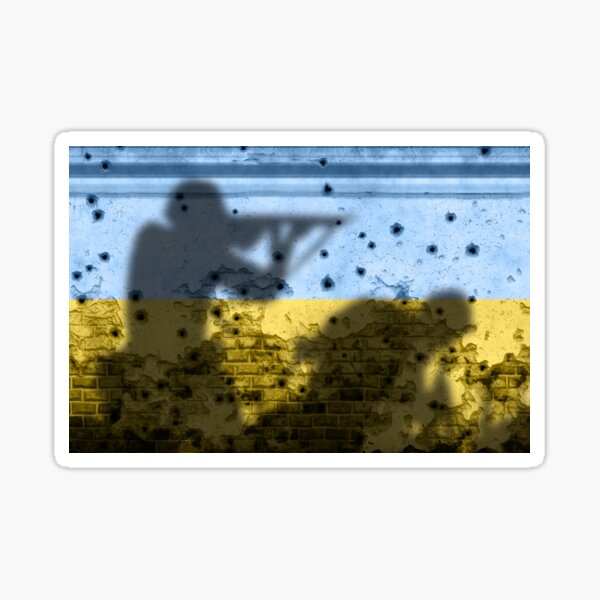 "Fighting Ukraine Military Support & Solidarity" Sticker by ...