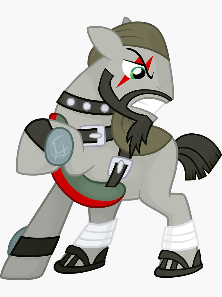 "Beast Master Pony Sticker" Sticker for Sale by Deerypoof | Redbubble