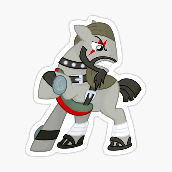 "Beast Master Pony Sticker" Sticker for Sale by Deerypoof | Redbubble