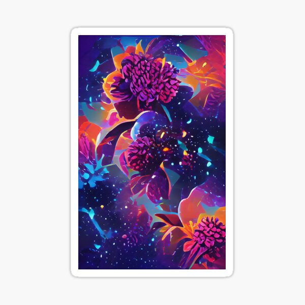 "Flower" Sticker for Sale by Felixpoke | Redbubble