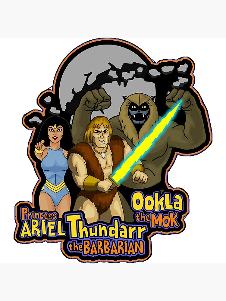 Thundarr The Barbarian Princess Ariel Ookla The Mok Poster For Sale By Audreyastley Redbubble