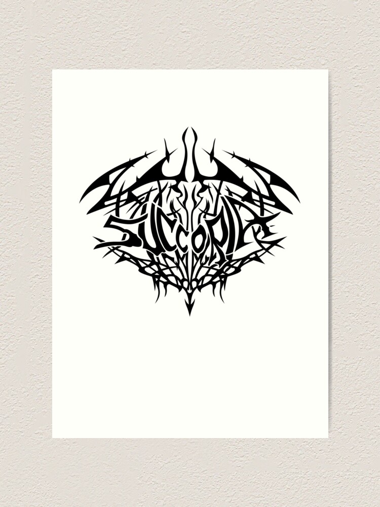 "Succoria Logo Shirt - Black" Art Print for Sale by anxietydown | Redbubble