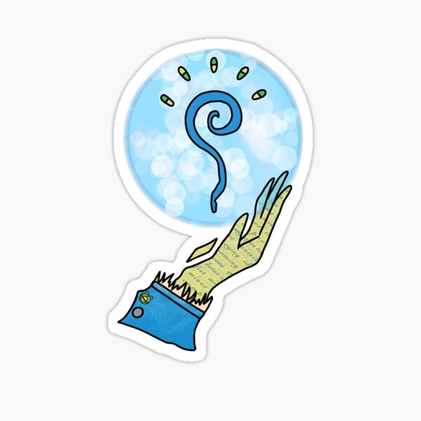 "Elven Oracle" Sticker for Sale by littlemissdev | Redbubble