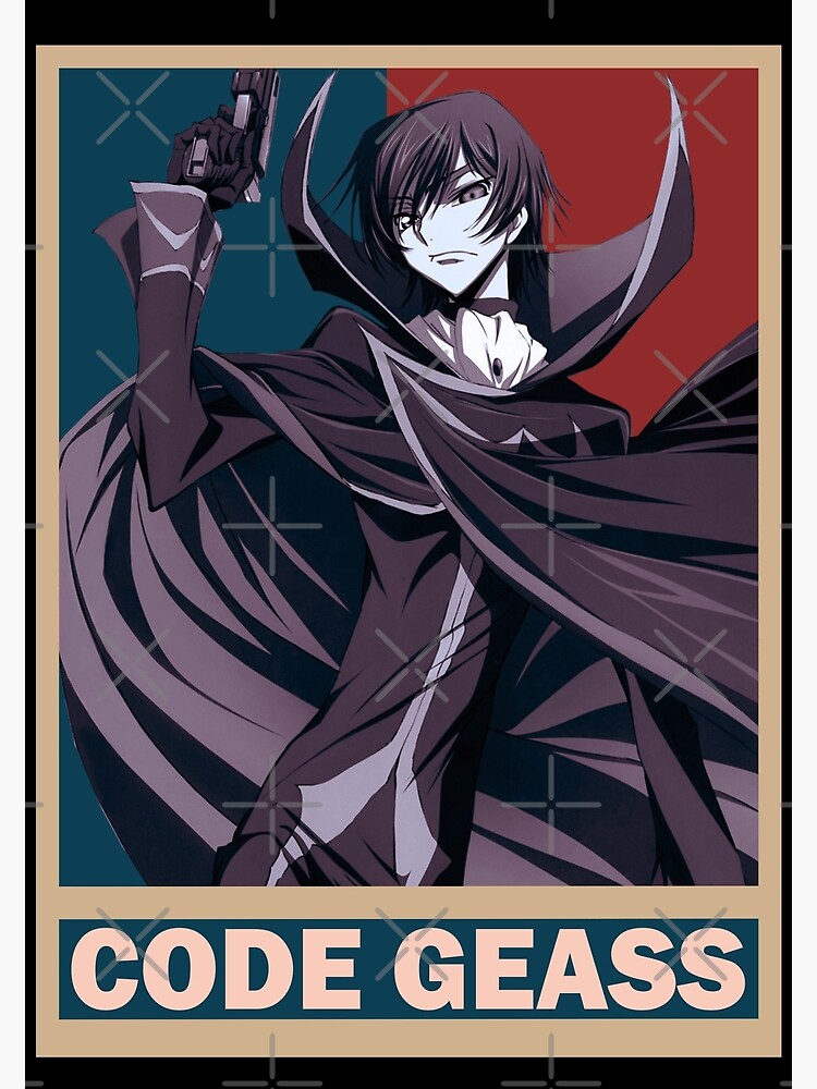 "Lelouch Lamperouge Code Geass Kodo Giasu Vintage Vector Anime Design ...