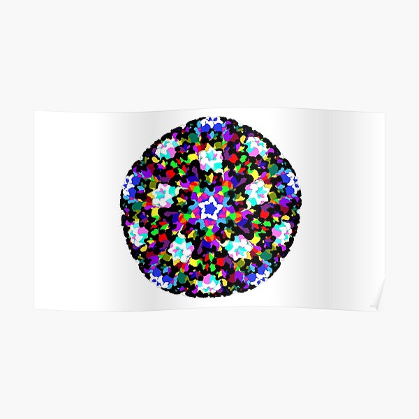 "Epstein-Barr Virus" Poster for Sale by 3D-Biology | Redbubble