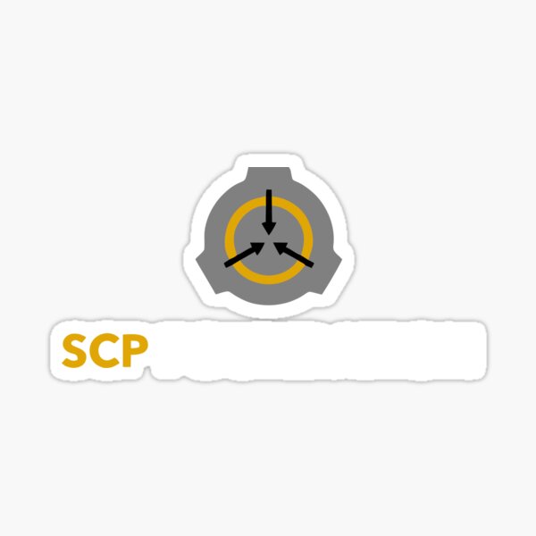 "SCP FOUNDATION -LOGO" Sticker by GarScott501 | Redbubble