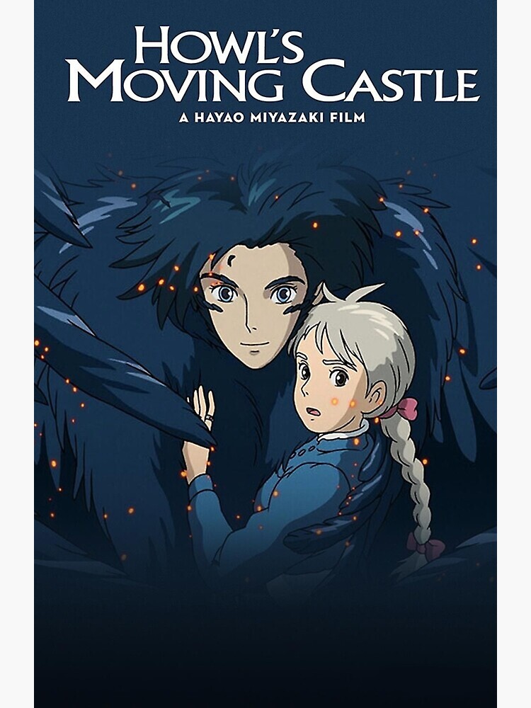 "Howl's Moving Castle Poster" Poster for Sale by kakashiwood | Redbubble